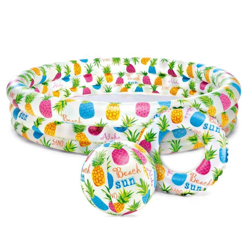 Jual INTEX 59469 Kolam Renang Pineapple Splash Pool Set di Seller ...