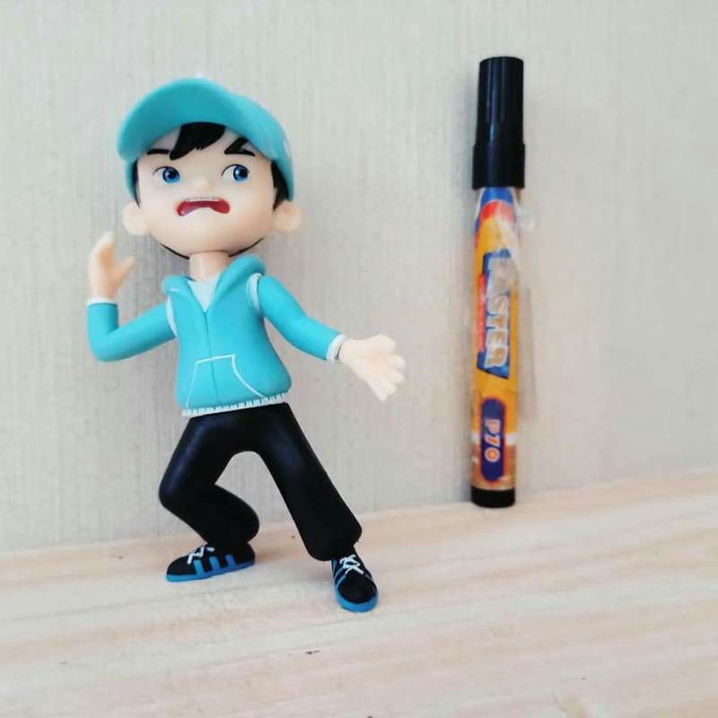 Jual Mainan boboiboy biru Statue Detail bagus Bahan vinyl Tinggi ...