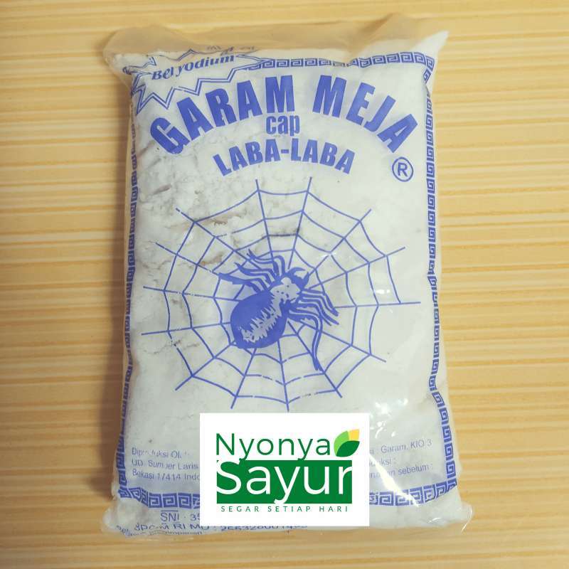 Jual Nyonya Sayur Garam Meja Cap Laba-Laba di Seller Nyonya Sayur ...