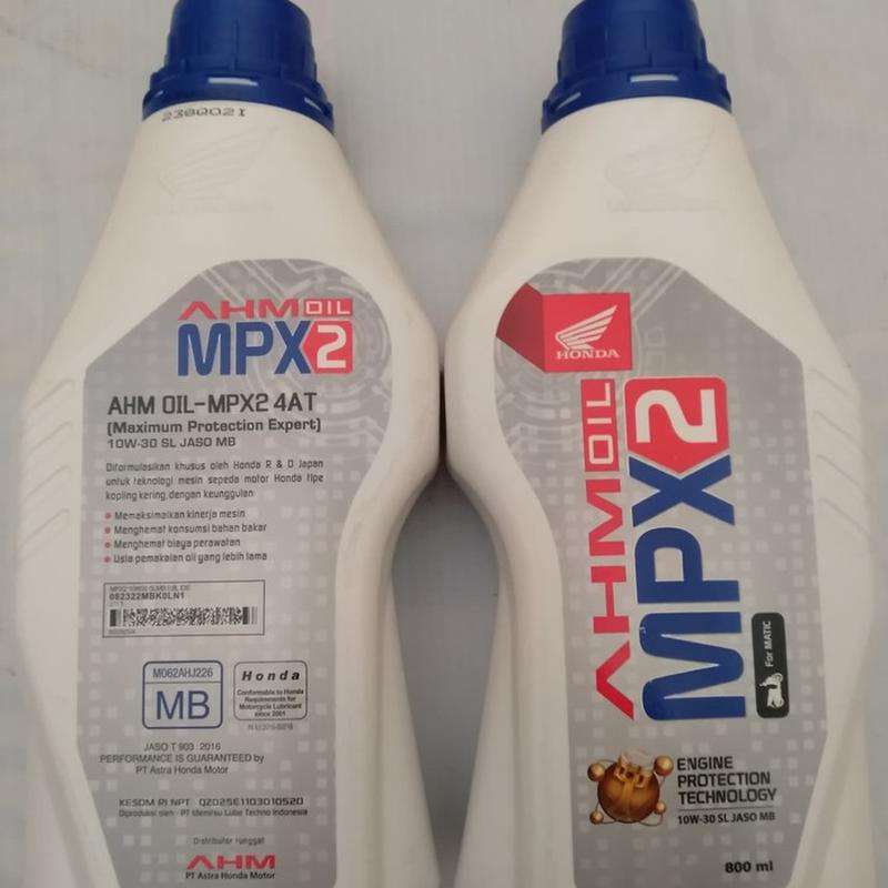 Jual Honda Oli Mesin Matic Mpx 2 [Uk 0,8 Lt] Oli Asli Bawaan Motor ...