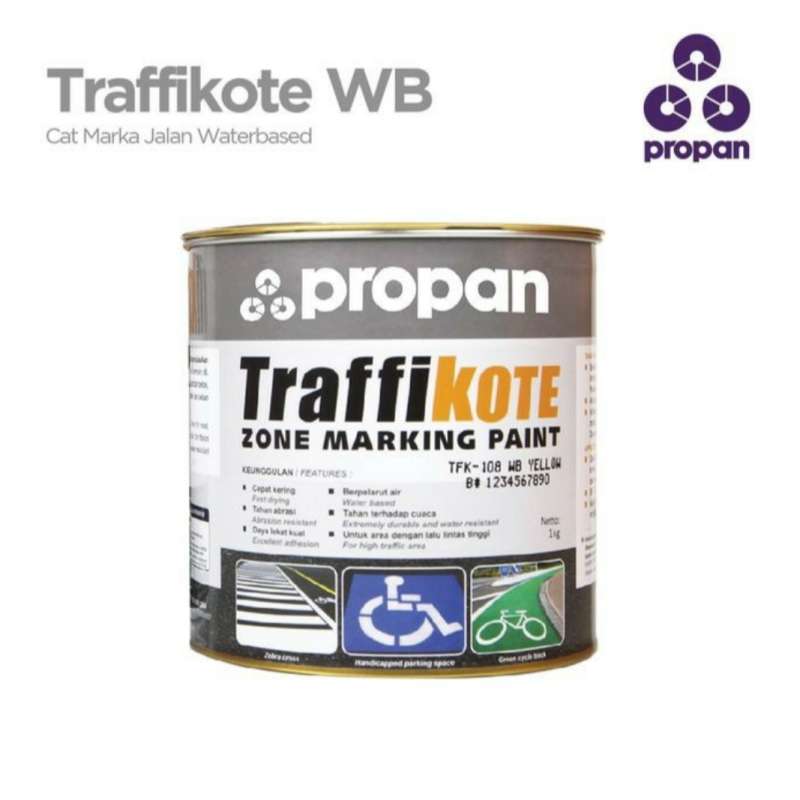 Jual PROPAN TRAFFIKOTE TFK-108 CAT ROADLINE WATER BASED - WHITE - 2.5 ...