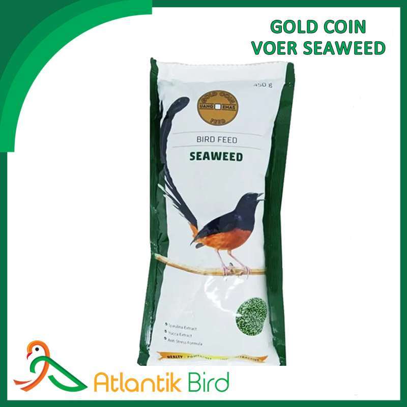 Jual Atlantik Bird Gold Coin Voer Hijau Pakan Untuk Burung Pemakan Voer ...