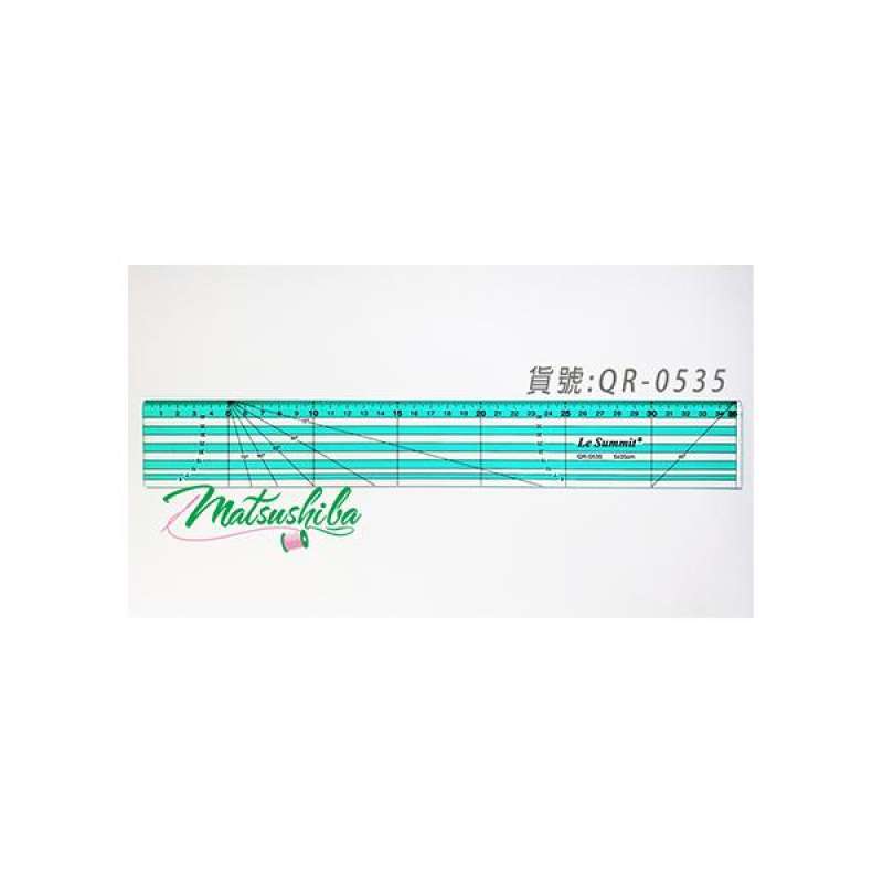 Jual (Matsushiba)05*35cm seam slip slip cutting ruler_QR-0535 di Seller ...
