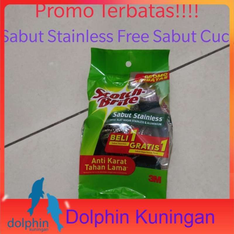 Jual Sabut Stainless Kawat 3N Scotch Brite ID-SS di Seller Dolphin ...