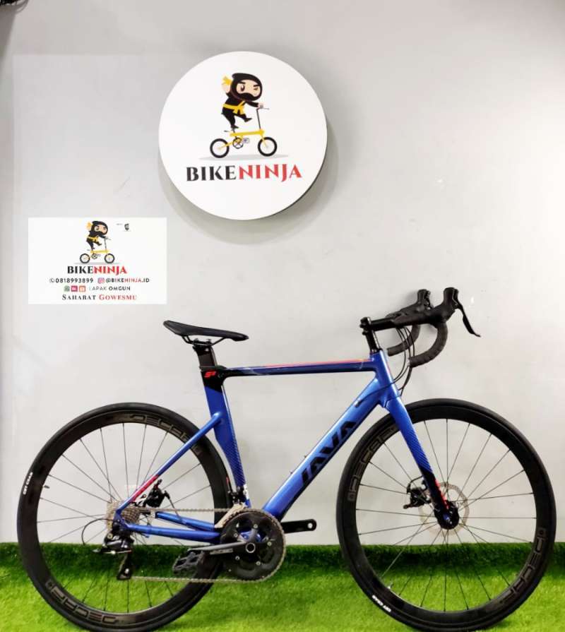 Jual NEW JAVA SILURO 3 3D ROADBIKE ROAD BIKE SEPEDA BALAP - 51 BLUE di ...