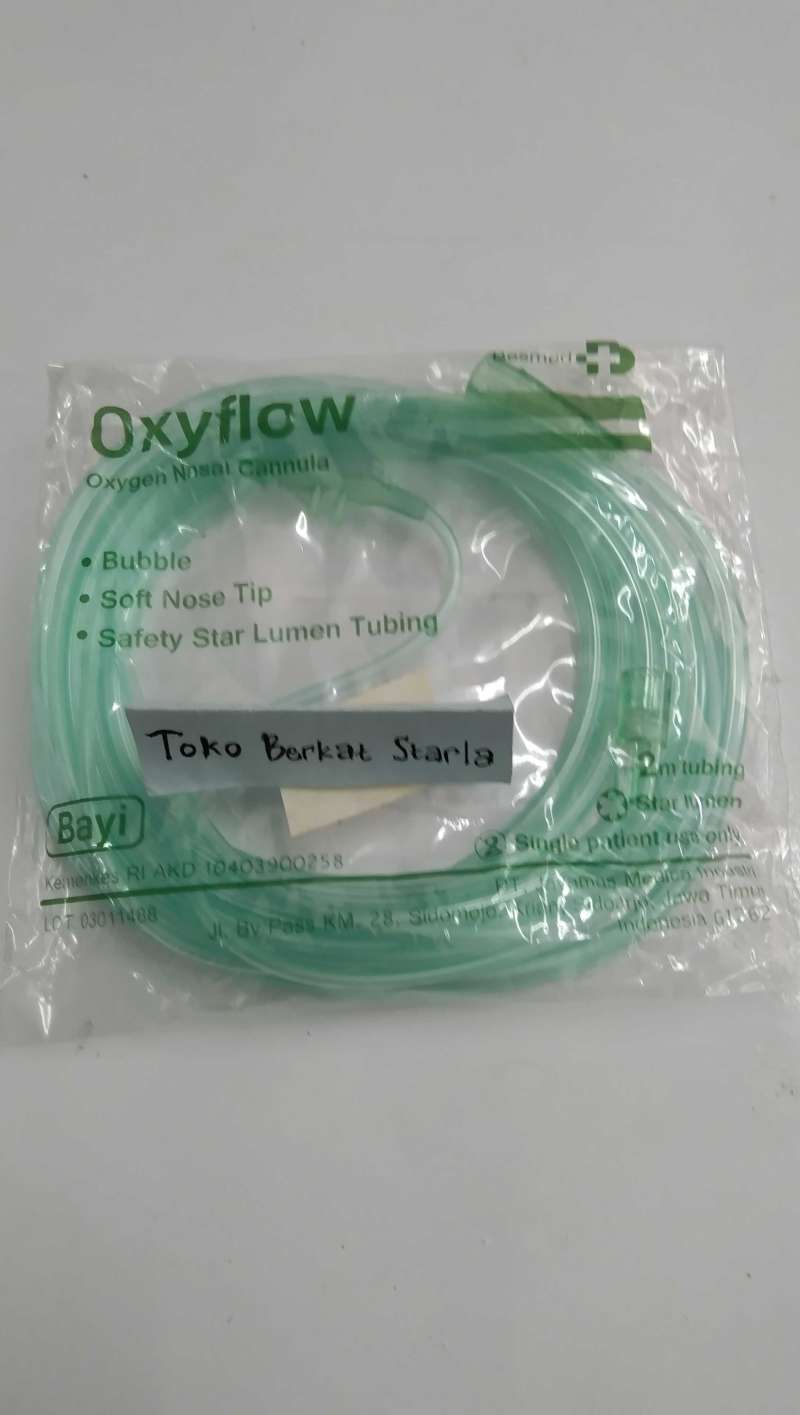 Jual Selang Oksigen Oxygen Hidung/ Oksigen Oxigen Nasal Cannula Bayi Di ...