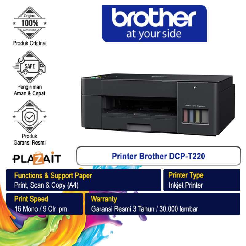 Jual Printer Brother DCP-T220 Print – Scan – Copy di Seller PT ...