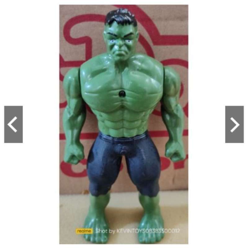 Jual mainan anak edukasi robot super hero harga satuan - Hulk + LED New ...