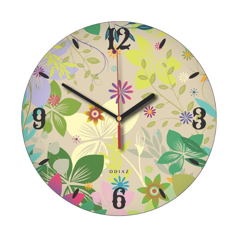 Jual Odiaz Bunga Abstrak Jam Dinding - Grey Di Seller Odiaz Craft ...