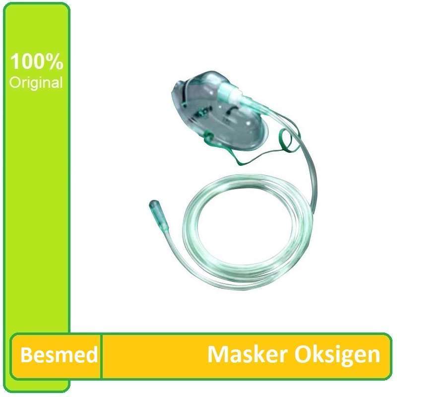 Jual Besmed Maxiflow masker oksigen dewasa maxiflow oxygen mask adult ...