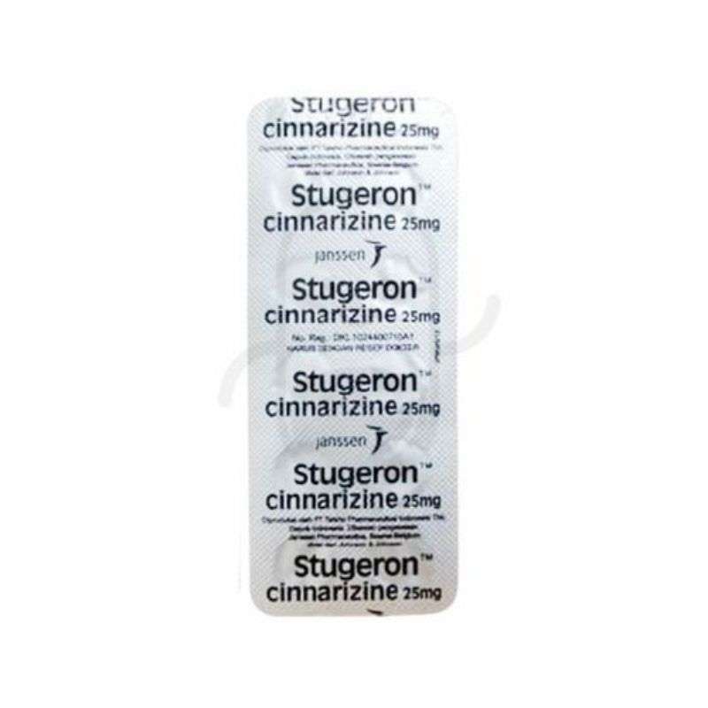 Promo STUGERON 25 MG STRIP 10 TABLET Diskon 2% di Seller Apotek MOSE ...