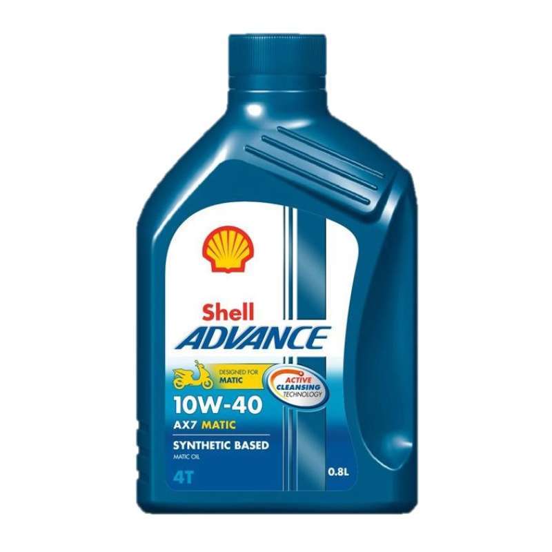 Jual OLI MOTOR SHELL ADVANCE 10W-40 AX7 MATIC 0.8 LITER di Seller ...