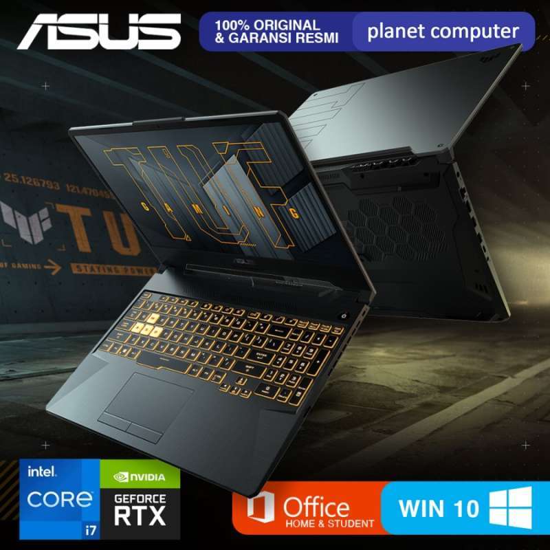 Jual ASUS TUF GAMING F15 FX506HM I7-11800H 8G 512G RTX3060 6G 144Hz W10 OHS di Seller Planet ...