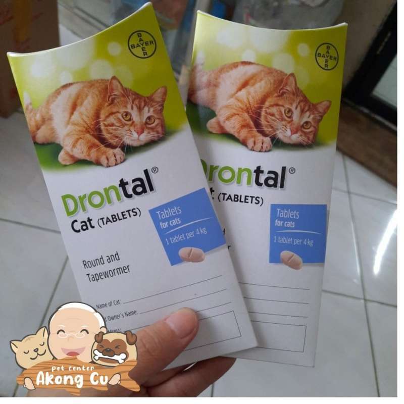 Jual DRONTAL OBAT CACING KUCING di Seller Akongcu Pet Center - Sangiang ...