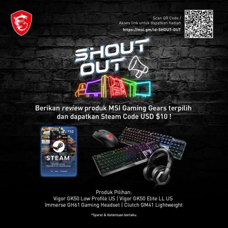 Jual Msi Vigor Gk50 Elite Ll US Gaming Keyboard Di Seller Good Gaming ...