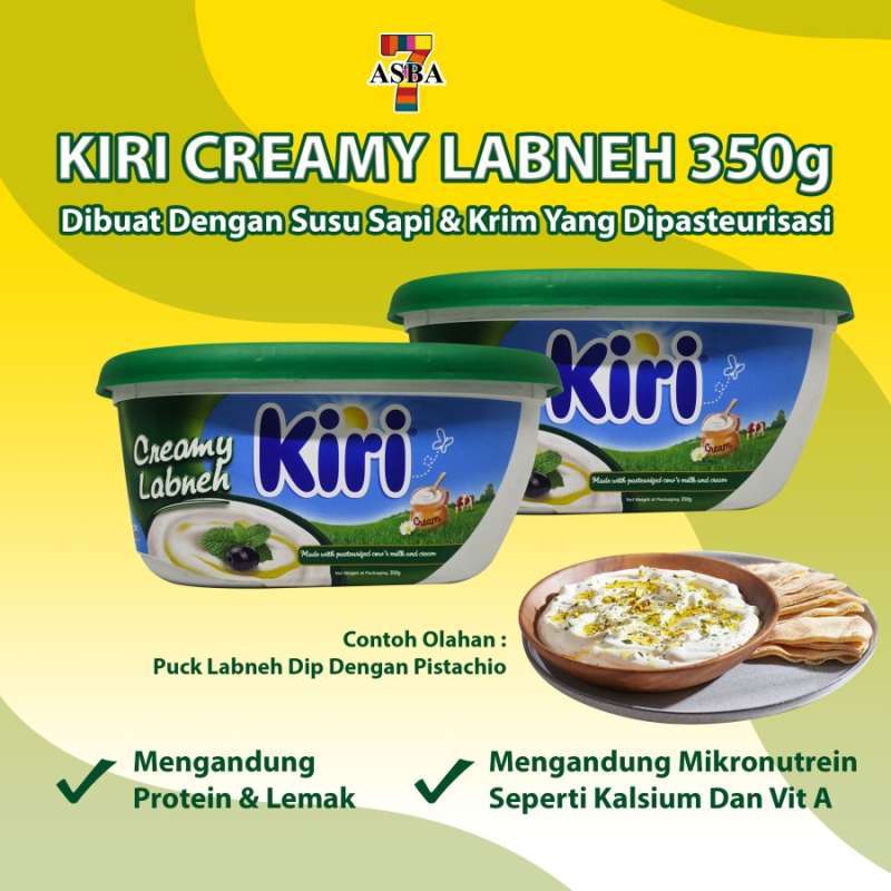 Promo Kiri Creamy Labneh / Cheese Yoghurt 350ml Diskon 1% di Seller ...