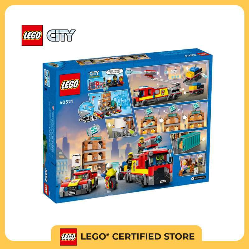 Jual Lego 60321 City Fire Brigade Di Seller Bricksid - Bricksid ...