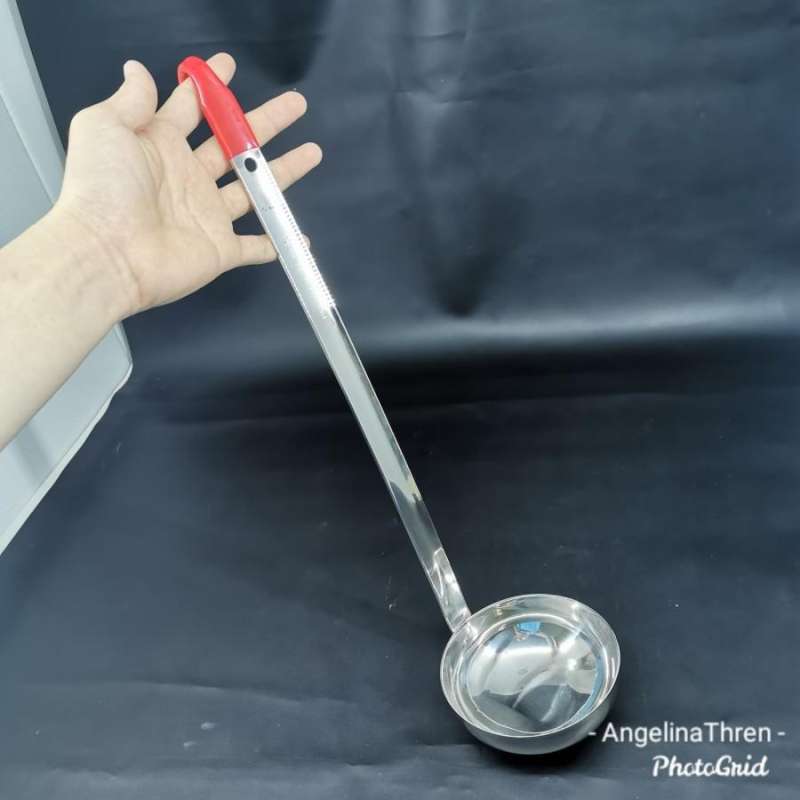 Promo Irus stainless steel jumbo 12oz 360cc / sendok kuah stainless ...