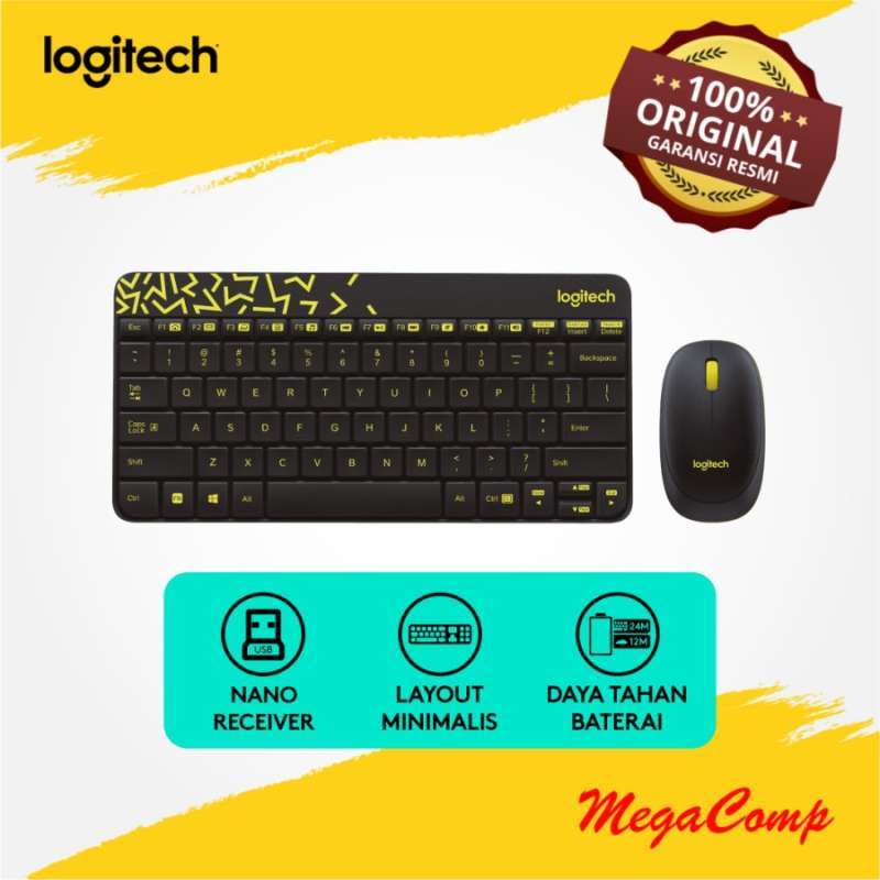 Promo Keyboard Logitech Mk240 - Black Diskon 16% Di Seller Megacomp ...