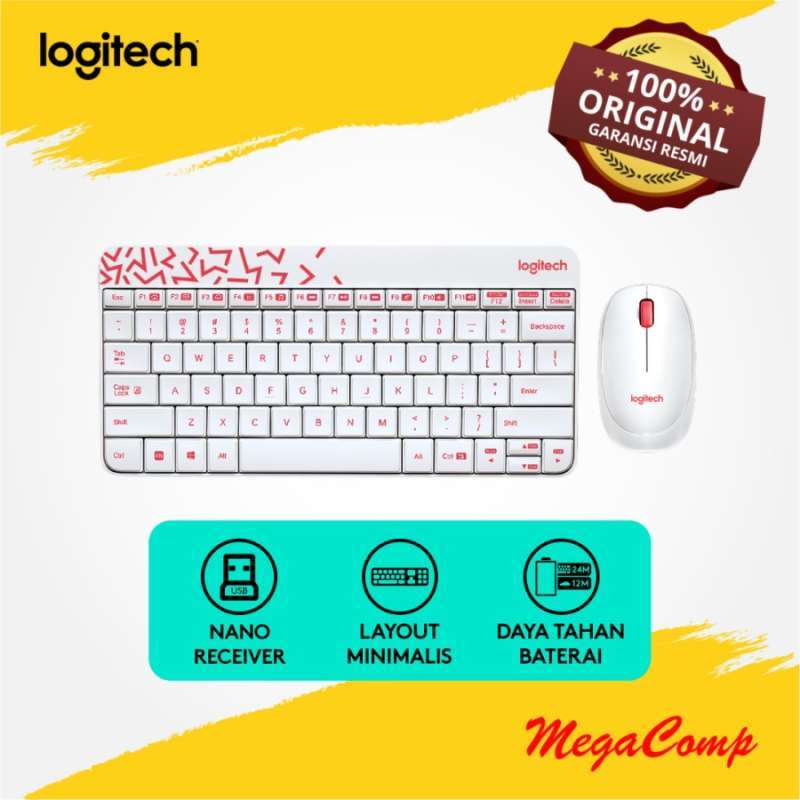 Promo Keyboard Logitech Mk240 - White Diskon 16% Di Seller Megacomp ...