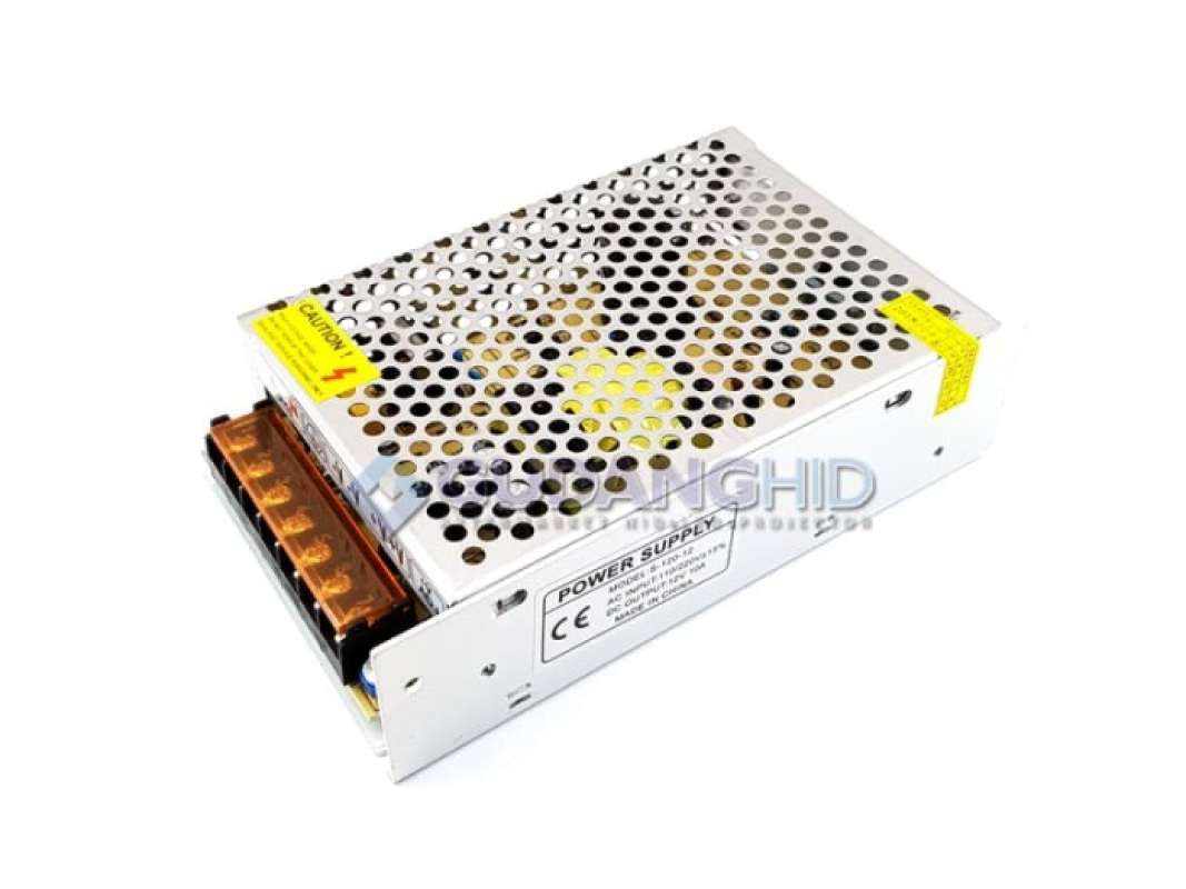 Jual SWITCHING POWER SUPPLY TRAFO ADAPTOR AC 220 TO DC 12V 10A LED CCTV di Seller Florente shop ...