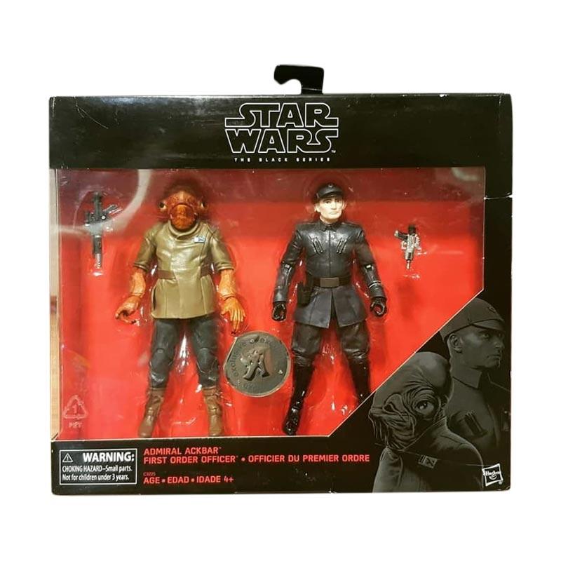 Jual STAR WARS BLACK SERIES 2PACK ADMIRAL ACKBAR FIRST ORDER OFFICER di ...