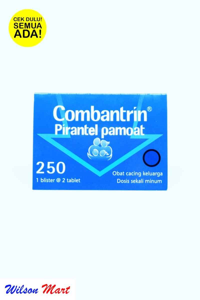 Jual COMBANTRIN BIRU OBAT CACING ISI 2 TABLET di Seller Wilson Mart ...