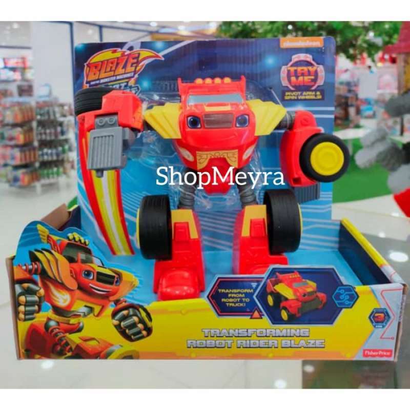 Jual Nickelodeon Blaze & The Monster Machine Transforming Robot Rider ...