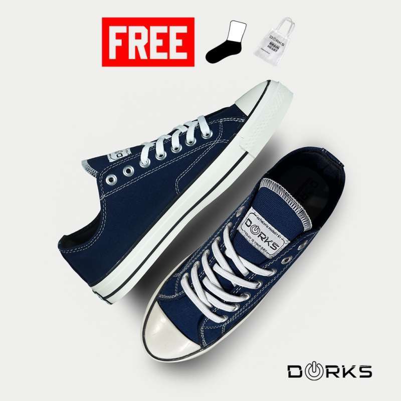 Jual DORKS - Back To School Low Navy | Sepatu Original | Sepatu Pria ...