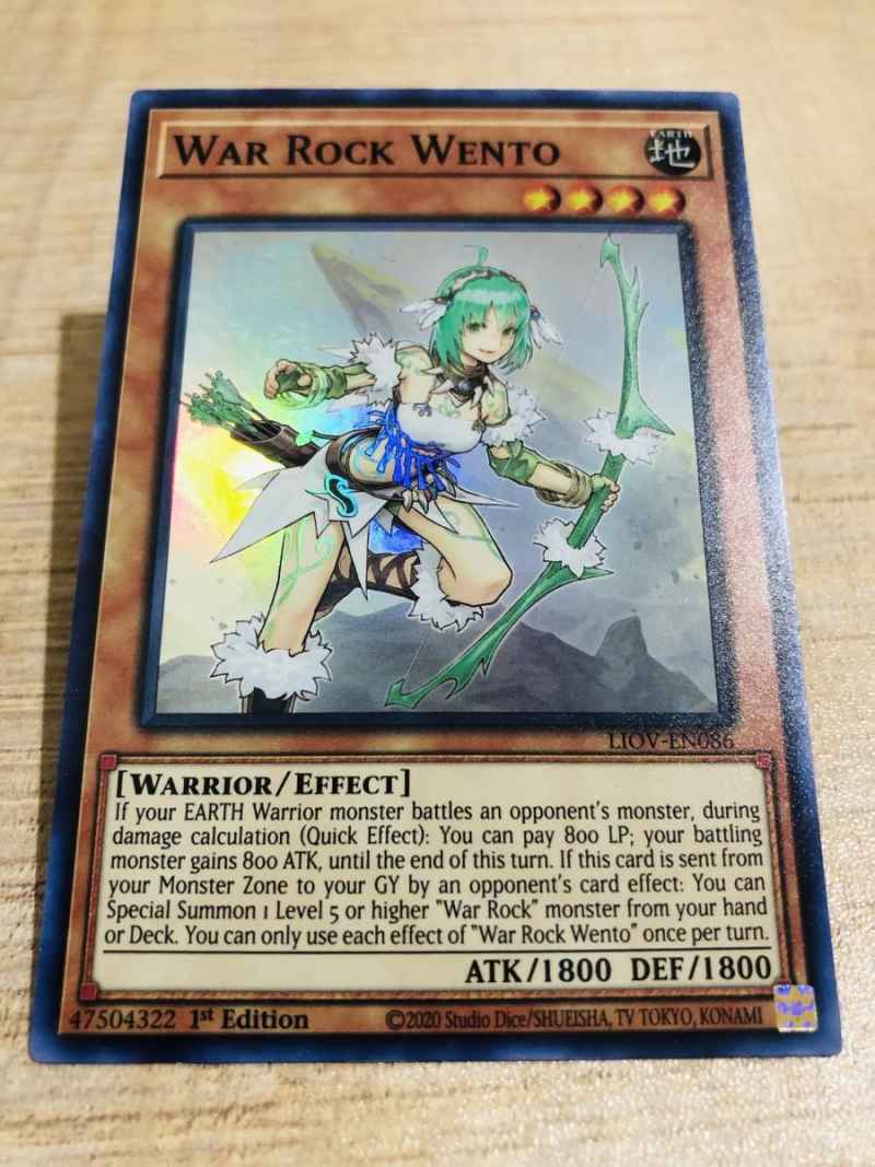 Jual Kartu Yugioh Original War Rock Wento Super Rare Us Di Seller ...