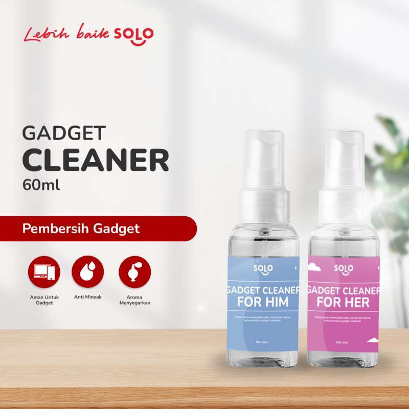 Jual Solo Clean Gadget Cleaner - 60ml di Seller SOLO CLEAN Official ...