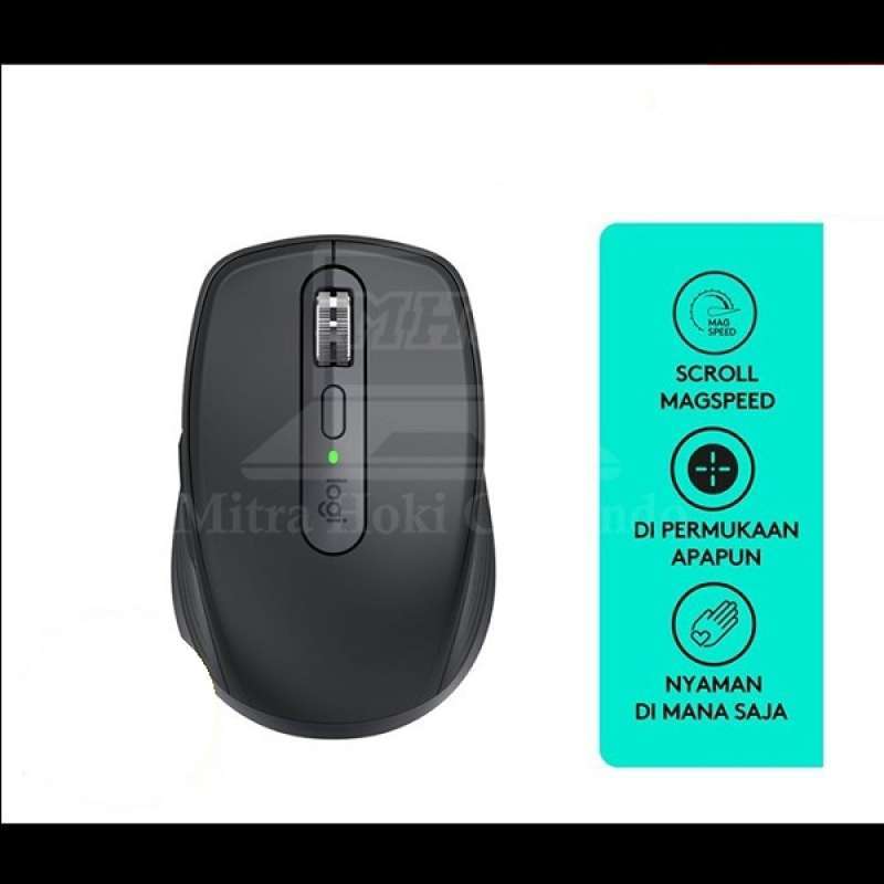 Jual MOUSE LOGITECH MX ANYWARE 3 WIRELESS BLUETOOTH GRAPHITE ORIGINAL ...