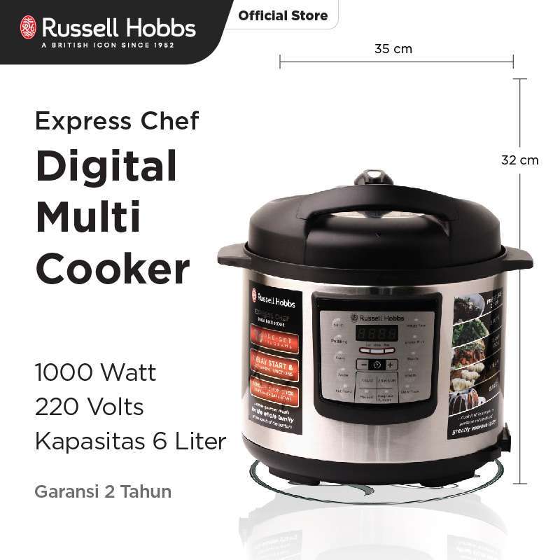 Jual Russell Hobbs Express Chef Digital Multi Cooker / Presto Di Seller ...