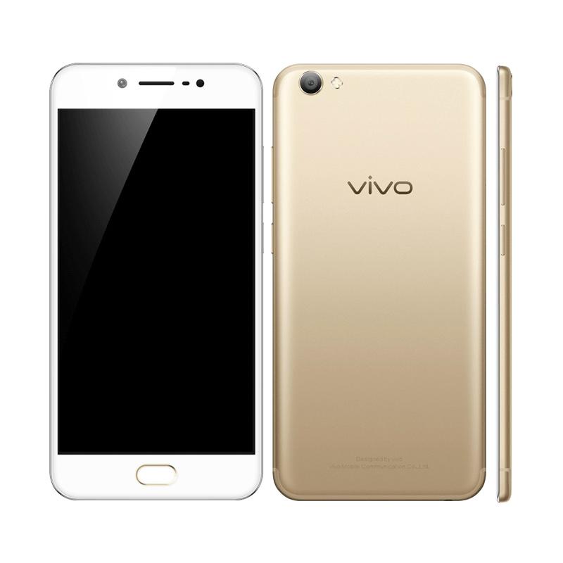Jual Vivo V5s Smartphone - Gold [64gb/4gb] Bonus Selfie Pack Di Seller ...