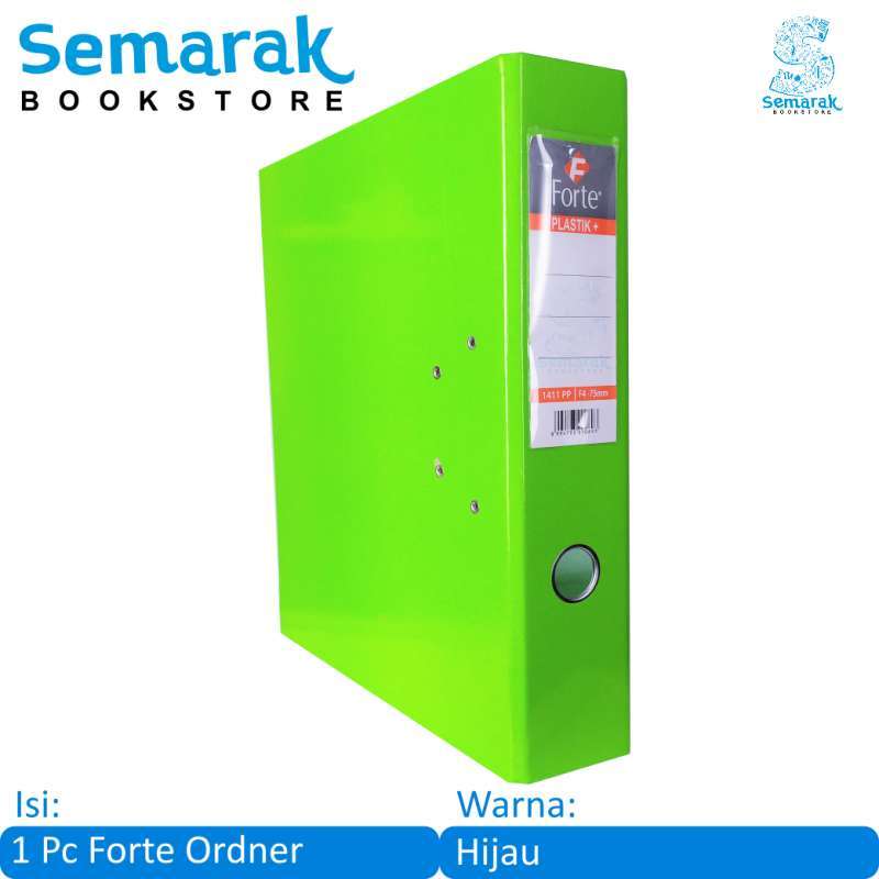 Jual Forte Plastik F4 Map Ordner 75 mm - di Seller Semarak Stationery ...