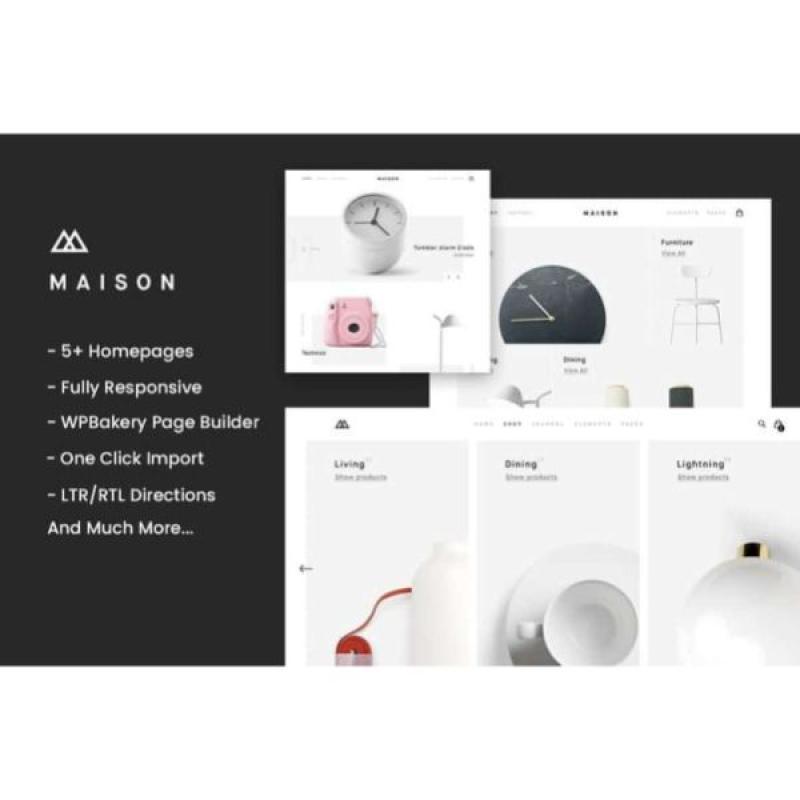 Jual Template Maison Minimalist Ecommerce Theme Wp 5 Di Seller Bukuoriginal - Gayam, Kota Kediri ...