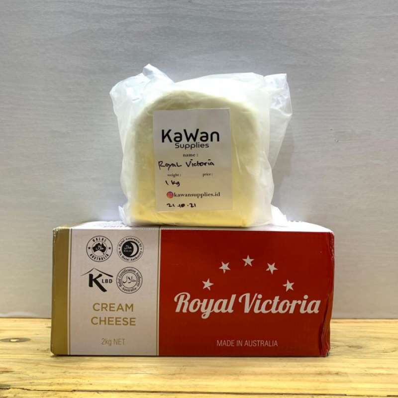 Jual TATURA ROYAL VICTORIA CREAM CHEESE 1 KG REPACK SPREADABLE CREAMY ...