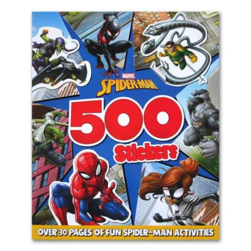 Jual Marvel Spider-Man 500 Stickers Activity Book (Over 30 Pages Of Fun ...