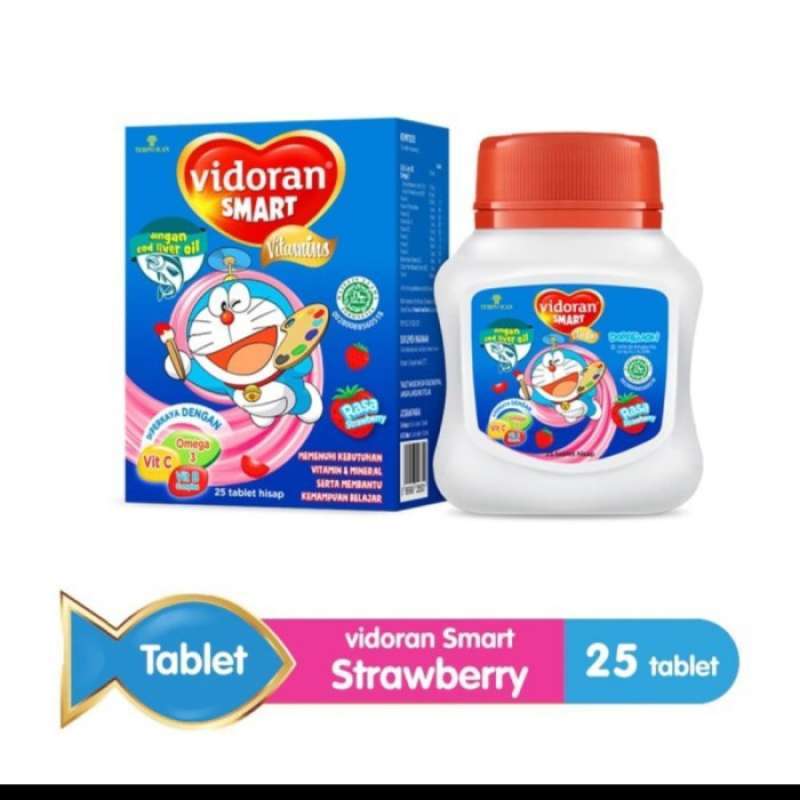Jual Vidoran Smart Vitamin -- Tablet hisap isi 25’s Varian Orange di ...