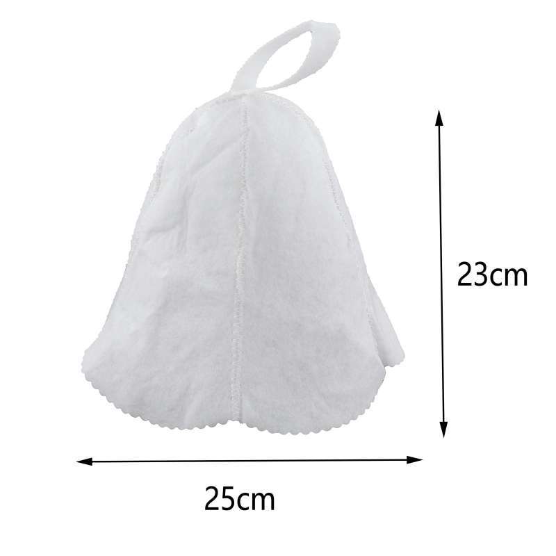 Jual Simple Wool Felt. Bath Hat For Sauna, Russian Banya, Bath, Spa ...