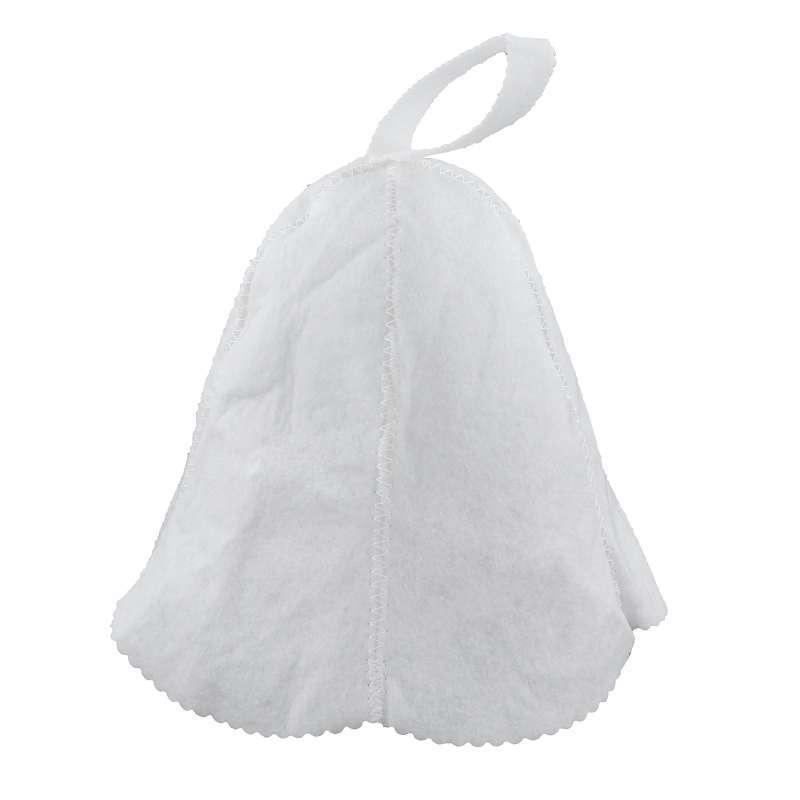 Jual Simple Wool Felt. Bath Hat For Sauna, Russian Banya, Bath, Spa ...