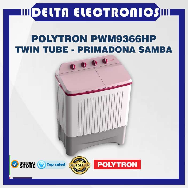 Jual POLYTRON PWM9366HP Mesin Cuci Twin Tub [9KG / Unit Only] di Seller ...
