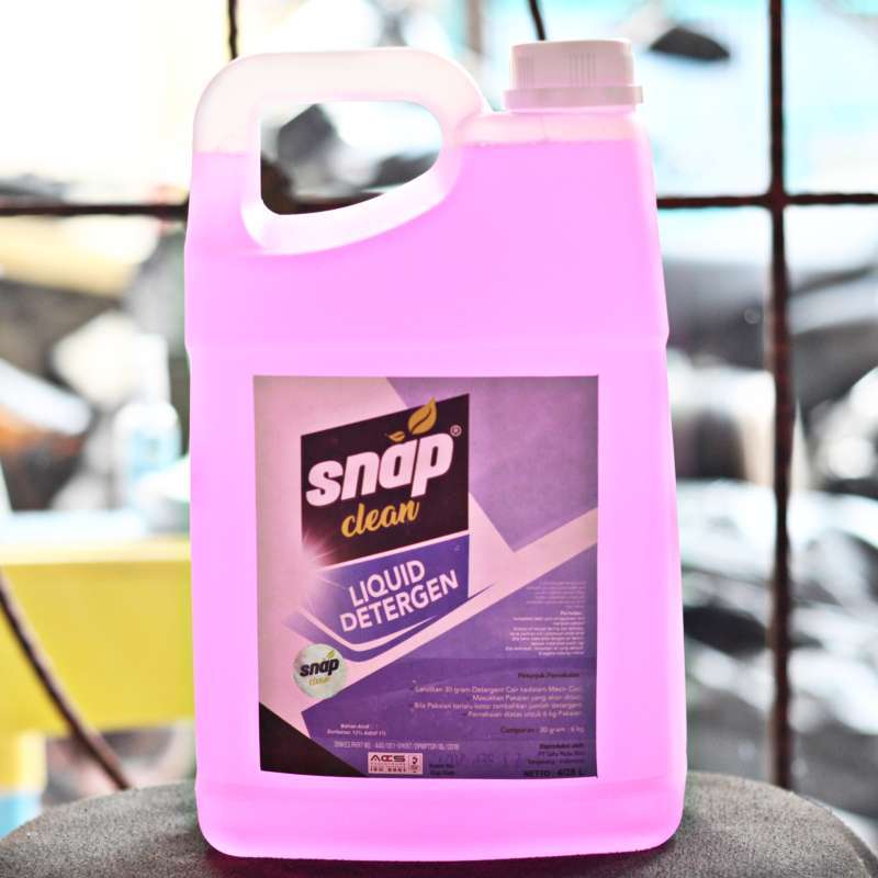 Promo Snap Clean Detergen Cair/Liquid Detergent 4 Liter Diskon 2% di ...