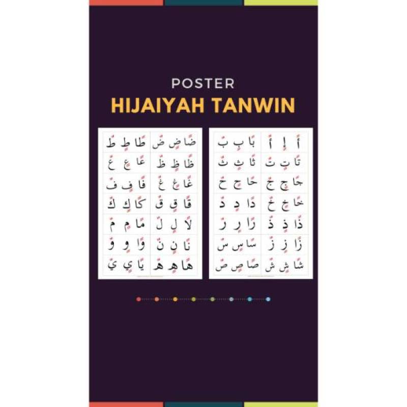 Jual Poster Hijaiyah Tanwin Ukuran A3 (33 cm x 48 cm) - Lumalumi di ...