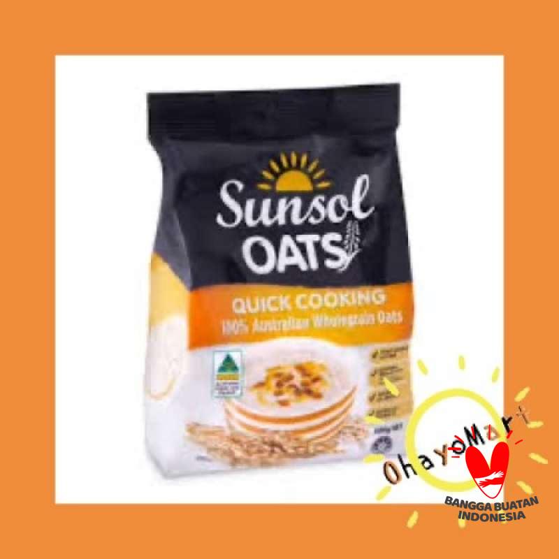Jual Sunsol Oats Quick Cooking / Australian Wholegrain Oats/ Healthy ...
