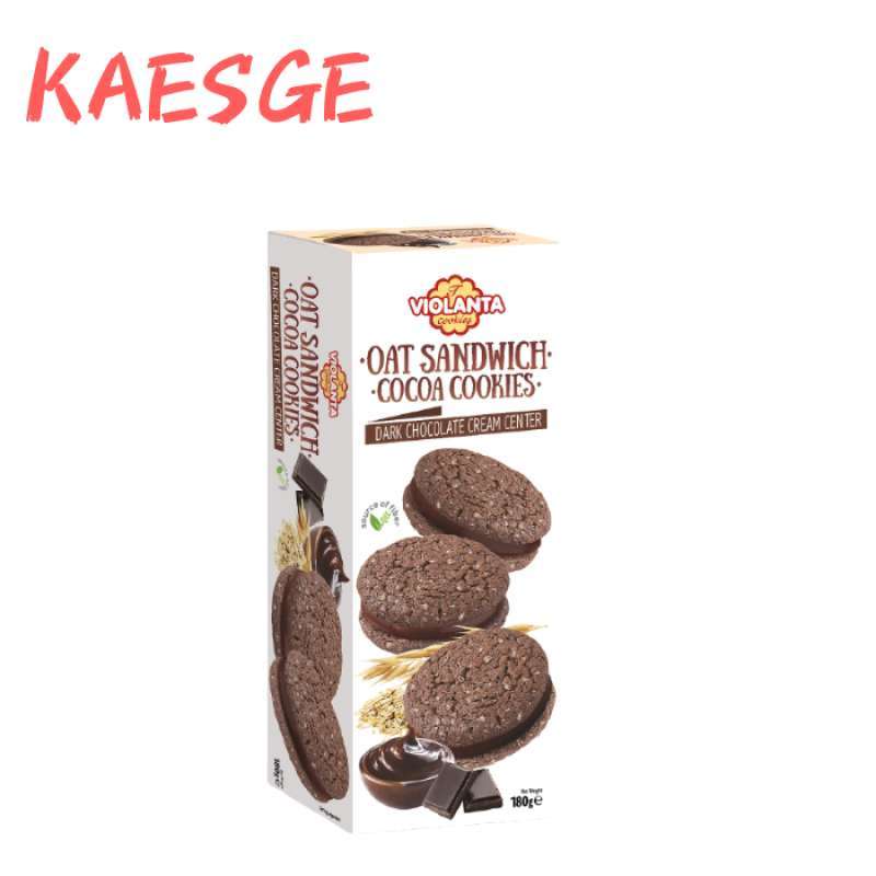 Jual Violanta Oat Sandwich Cookies With Dark Choco 180 Gr Di Seller ...
