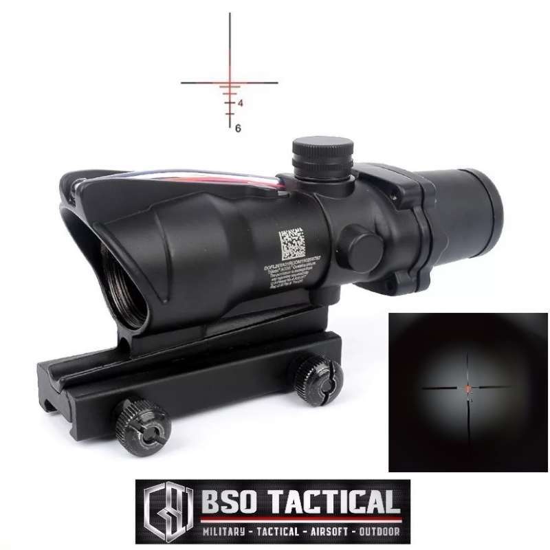 Promo Scope Tactical ACOG Trijicon 4x32 Fix Zoom for Airsoft Full Metal ...