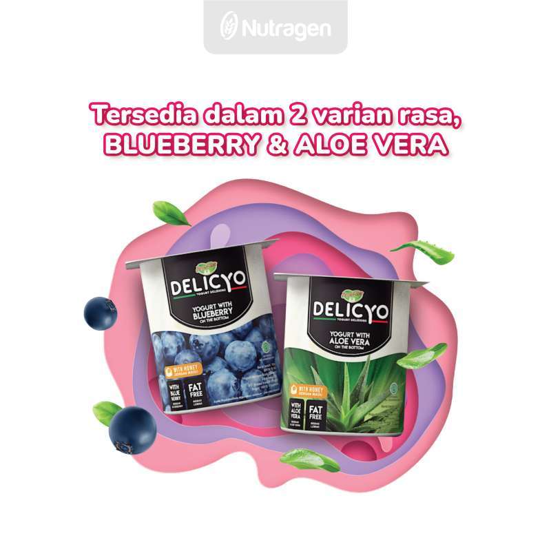 Jual Delicyo Spoonable Yogurt - Mix Variant 1 Karton (12 Pcs) Di Seller ...