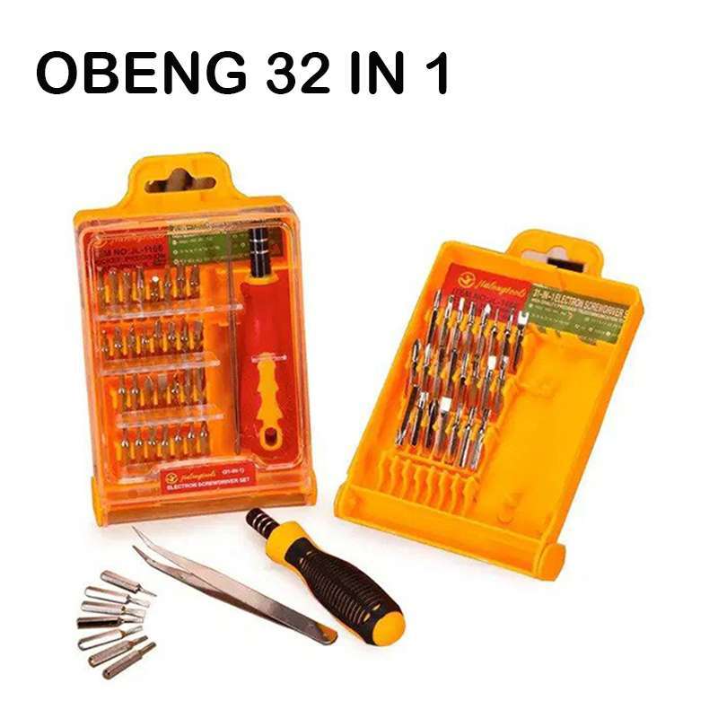 Promo Obeng Set Toolkit 32in1 Lengkap Dengan Pinset - 32 In 1 Diskon 49 ...