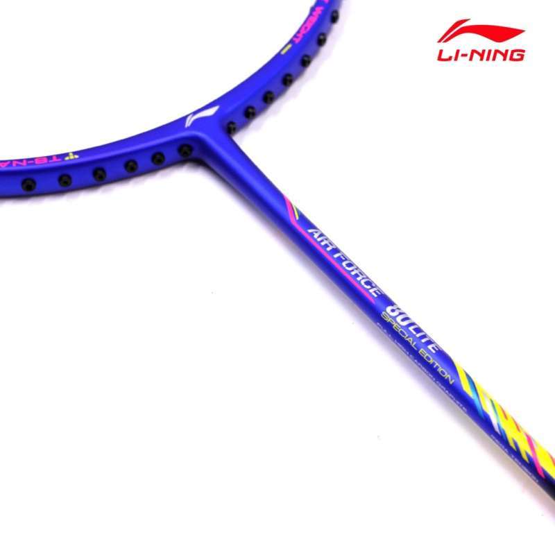 Jual Li-ning Badminton Racket Air Force 80 Lite Free T-shirt, String, 1 ...